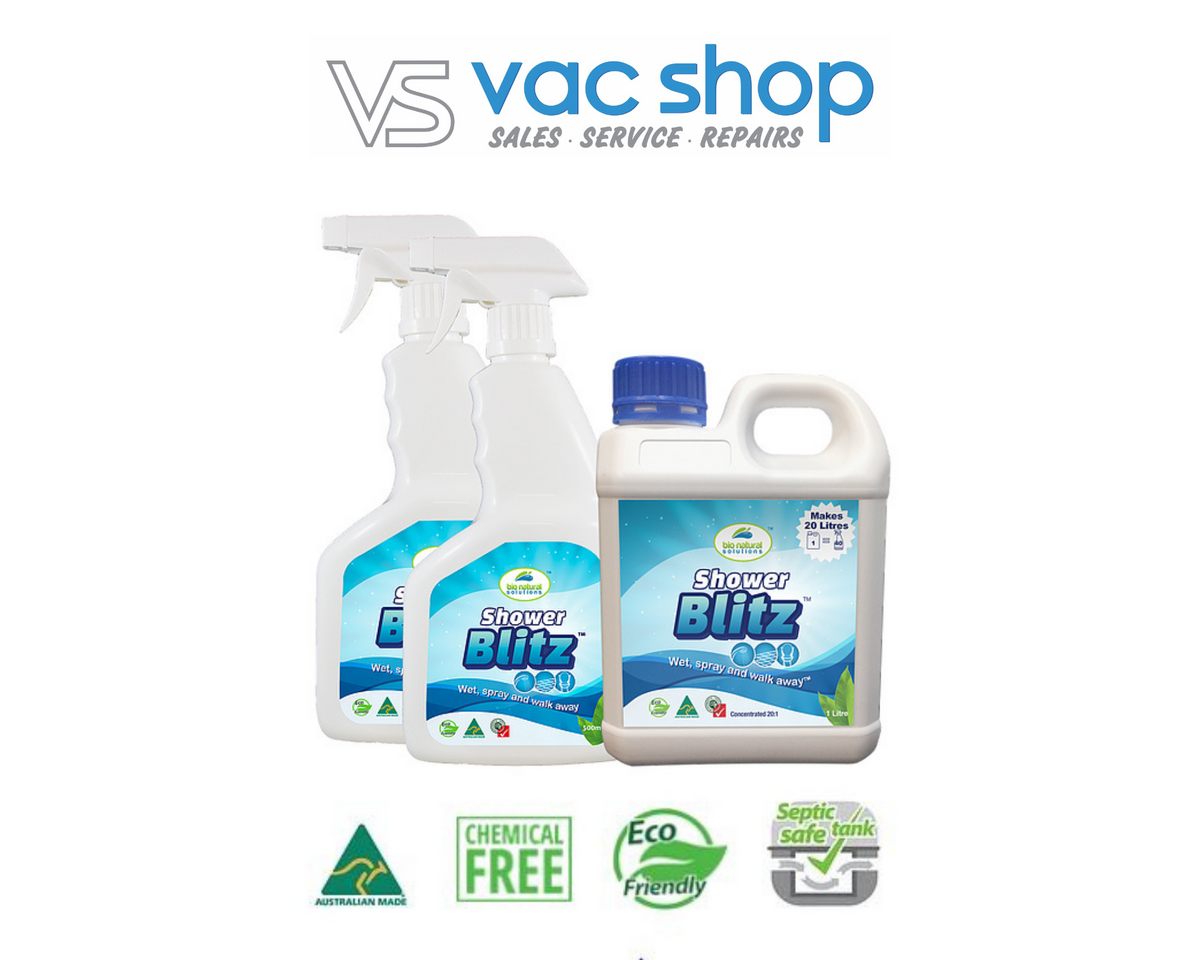 Shower Blitz Fragrance Free - Spray and Walk away - 500mls bottle – Vac ...