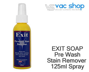 EXIT SOAP Stain Remover Pre Wash Spray 125ml – Vac Shop
